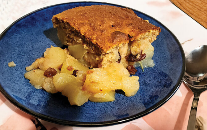 Apple Sponge Pudding - Whole Food Living